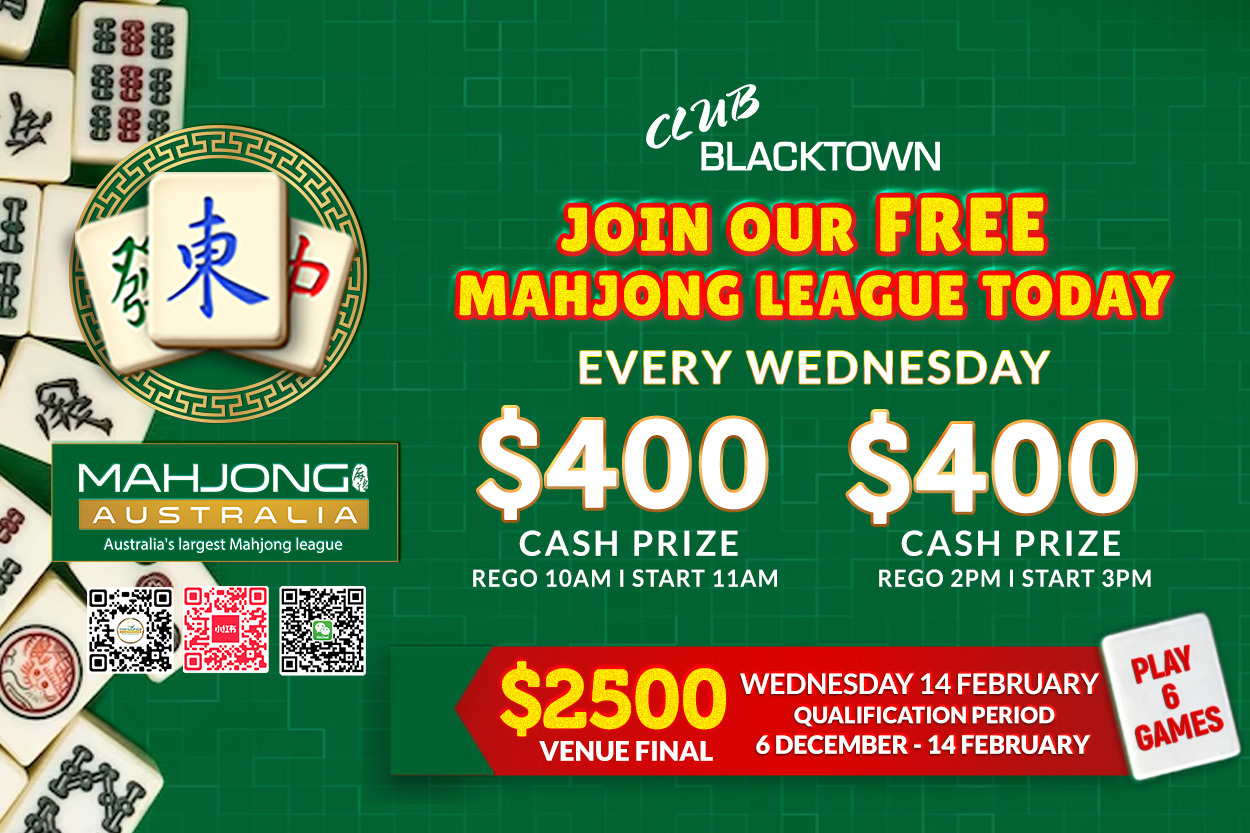 Mahjong Wednesdays – Club Blacktown